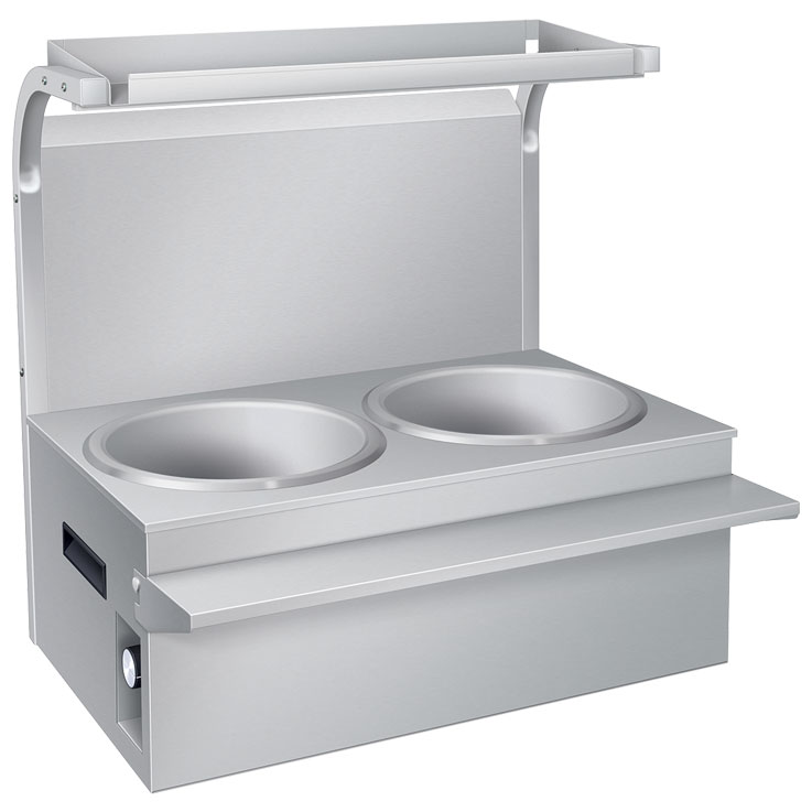 Hatco SW2 11-Quart Double Cup Soup Well