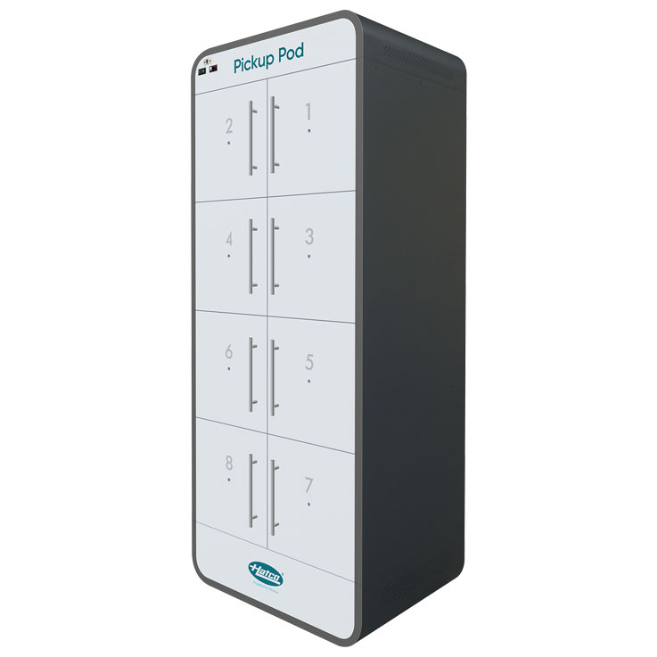 MPP-PT Minnow Pass-Through Pickup Pod | Contact-Free Food Pickup